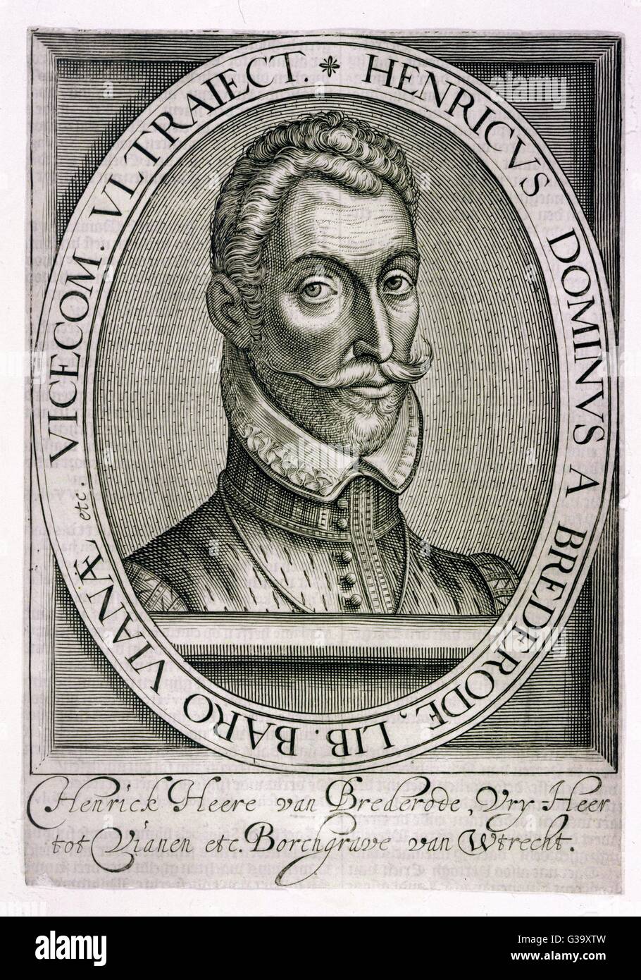 HENDRIK VAN BREDERODE Stock Photo - Alamy