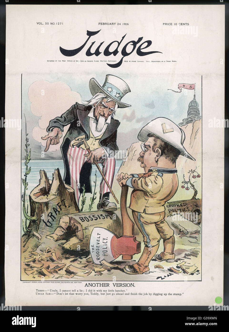 Cartoons of roosevelt hi-res stock photography and images - Alamy