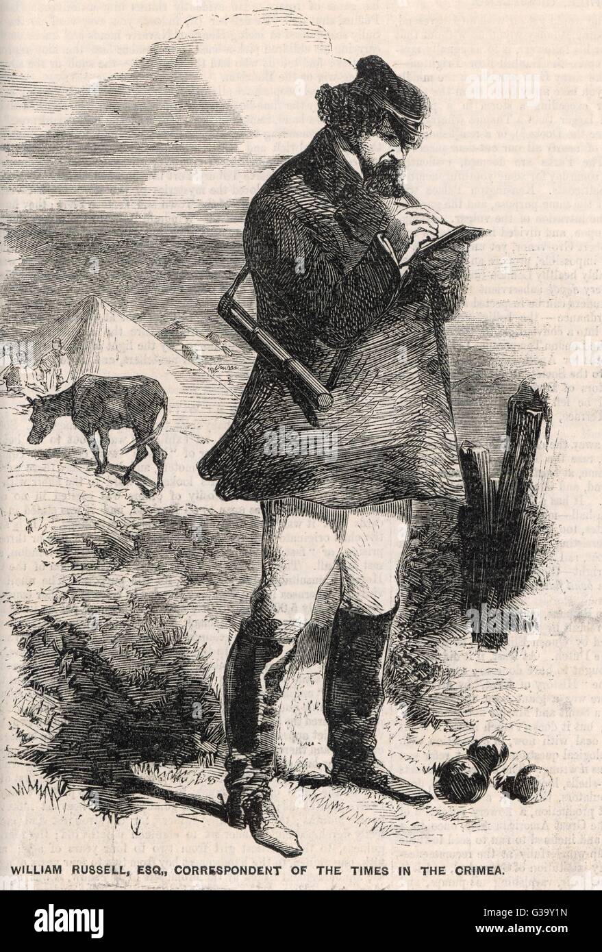 William howard russell hi-res stock photography and images - Alamy