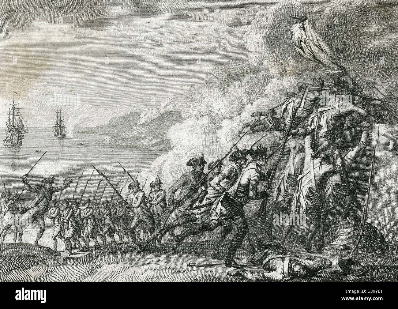 FRENCH TAKE SAN DOMINGO Stock Photo - Alamy