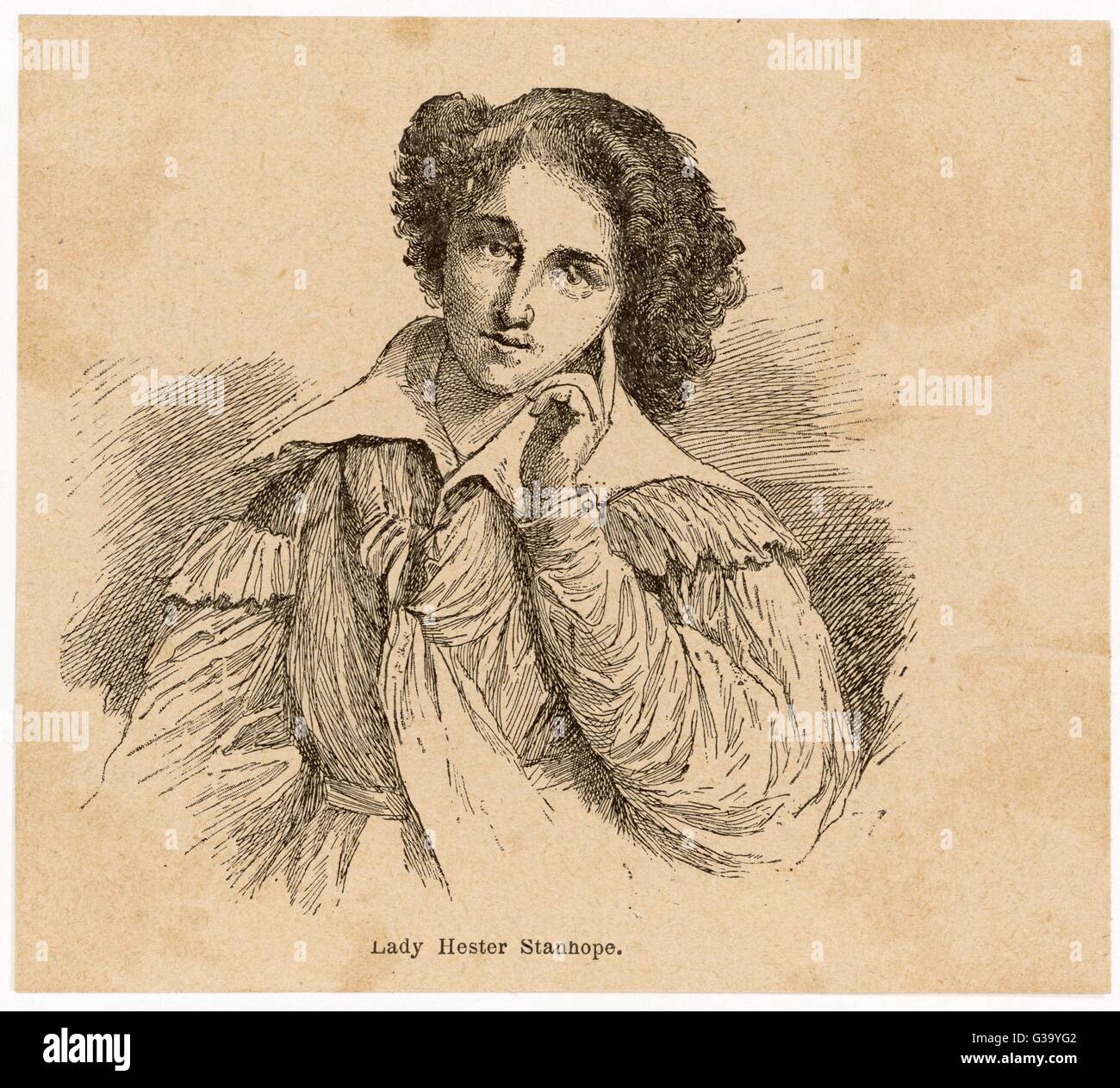 Hester lucy stanhope hi-res stock photography and images - Alamy