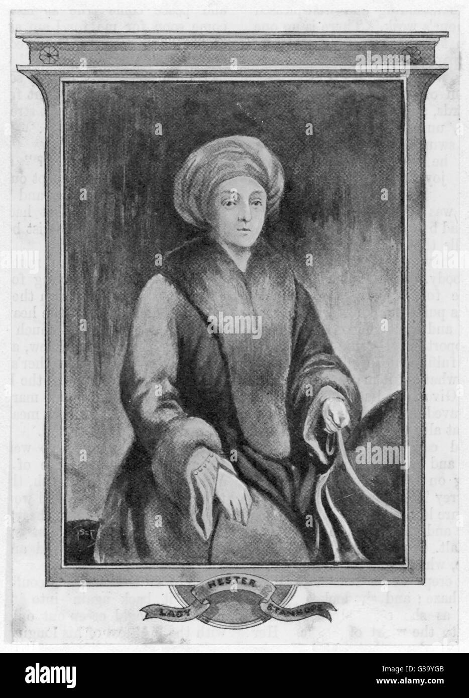 Hester L Stanhope - Anon Stock Photo - Alamy