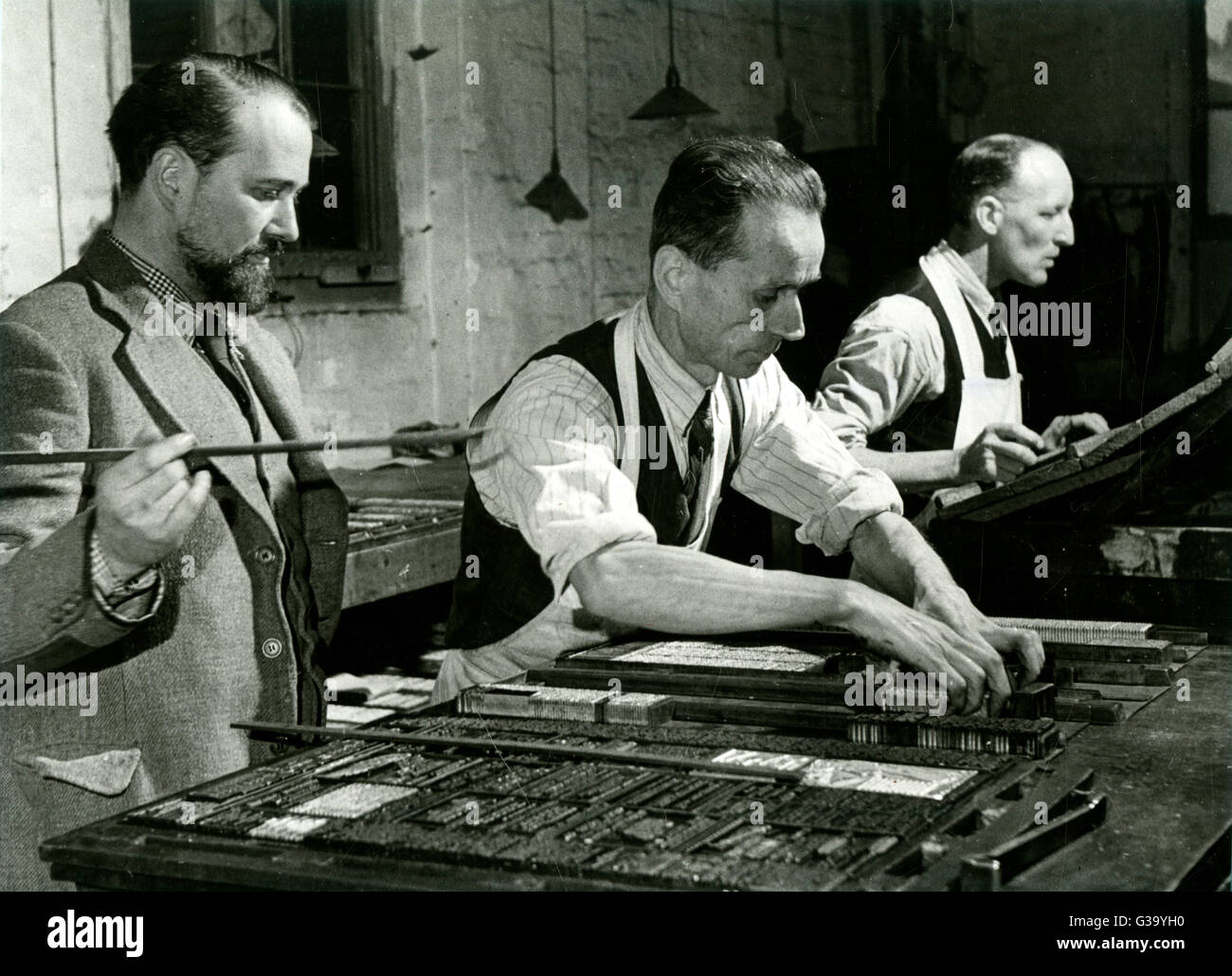 LAYING OUT TYPE Stock Photo - Alamy