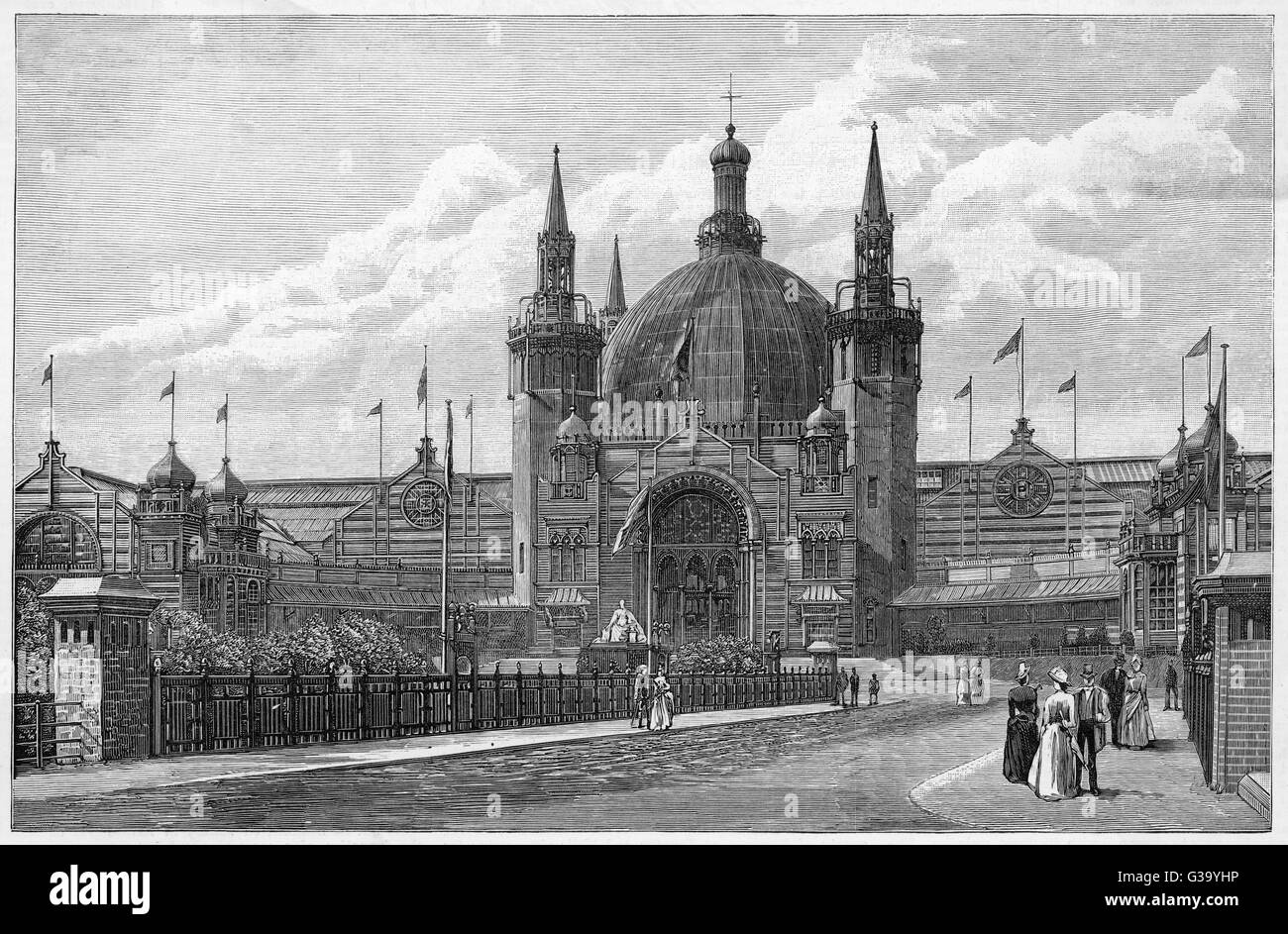 Glasgow International Exhibition 1888 Stock Photo - Alamy
