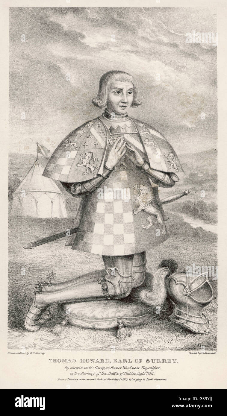THOMAS HOWARD EARL of SURREY 2nd DUKE of NORFOLK Before the Battle of ... THOMAS HOWARD EARL of SURREY 2nd DUKE of NORFOLK Before the Battle of ...