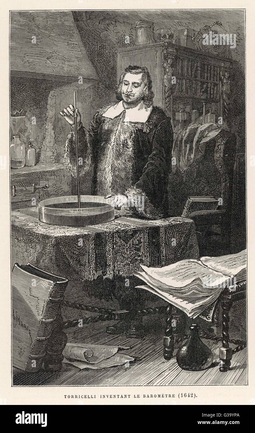 Evangelista Torricelli Barometer High Resolution Stock Photography and ...