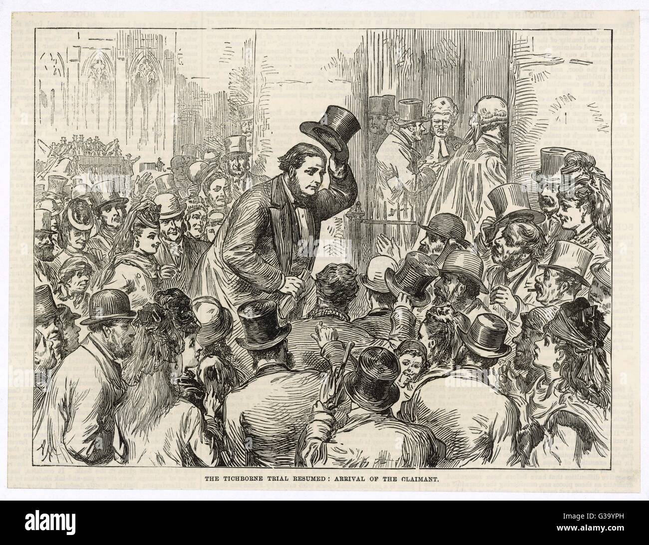 Arthur orton claiming roger tichborne hi-res stock photography and ...