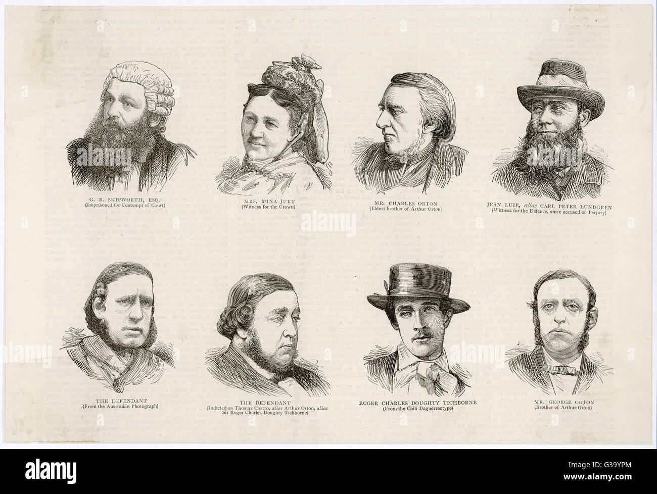 G B Skipworth / Mina Jury Charles Orton / Jean Luie Orton (two ...