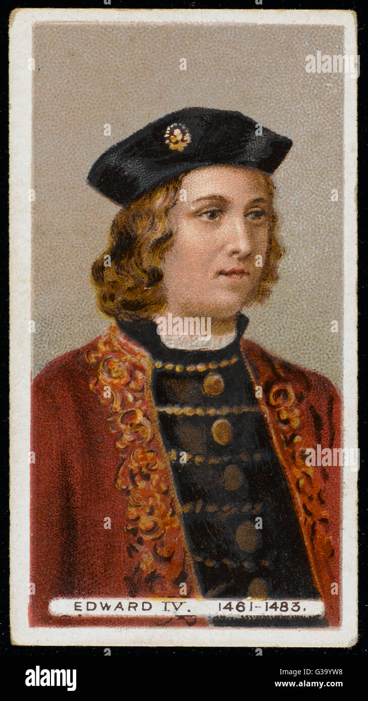 KING EDWARD IV Yorkist King Date: 1442 - 1483 Stock Photo - Alamy