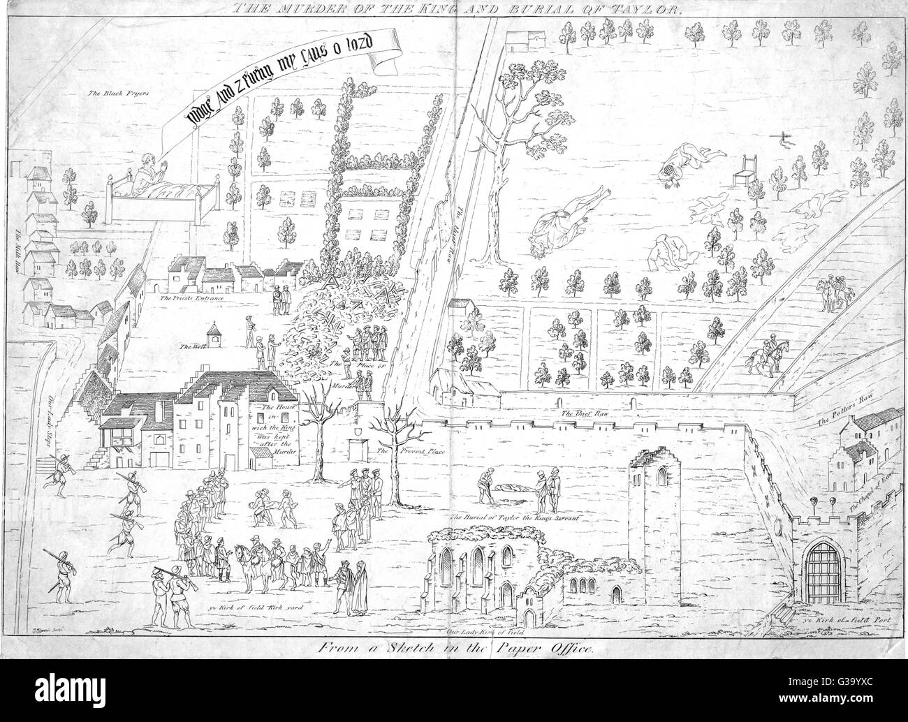 The murder of Henry Stuart, lord Darnley, husband of Mary Queen of ...