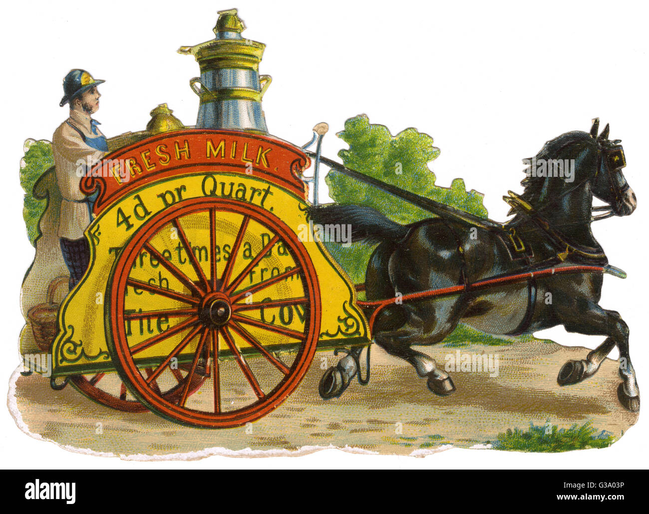 Milk Cart High Resolution Stock Photography and Images - Alamy