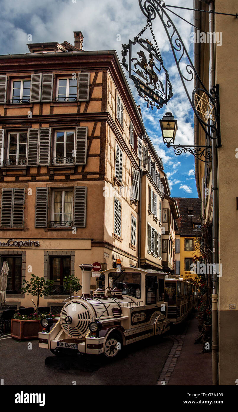 Blue train france route hi-res stock photography and images - Alamy