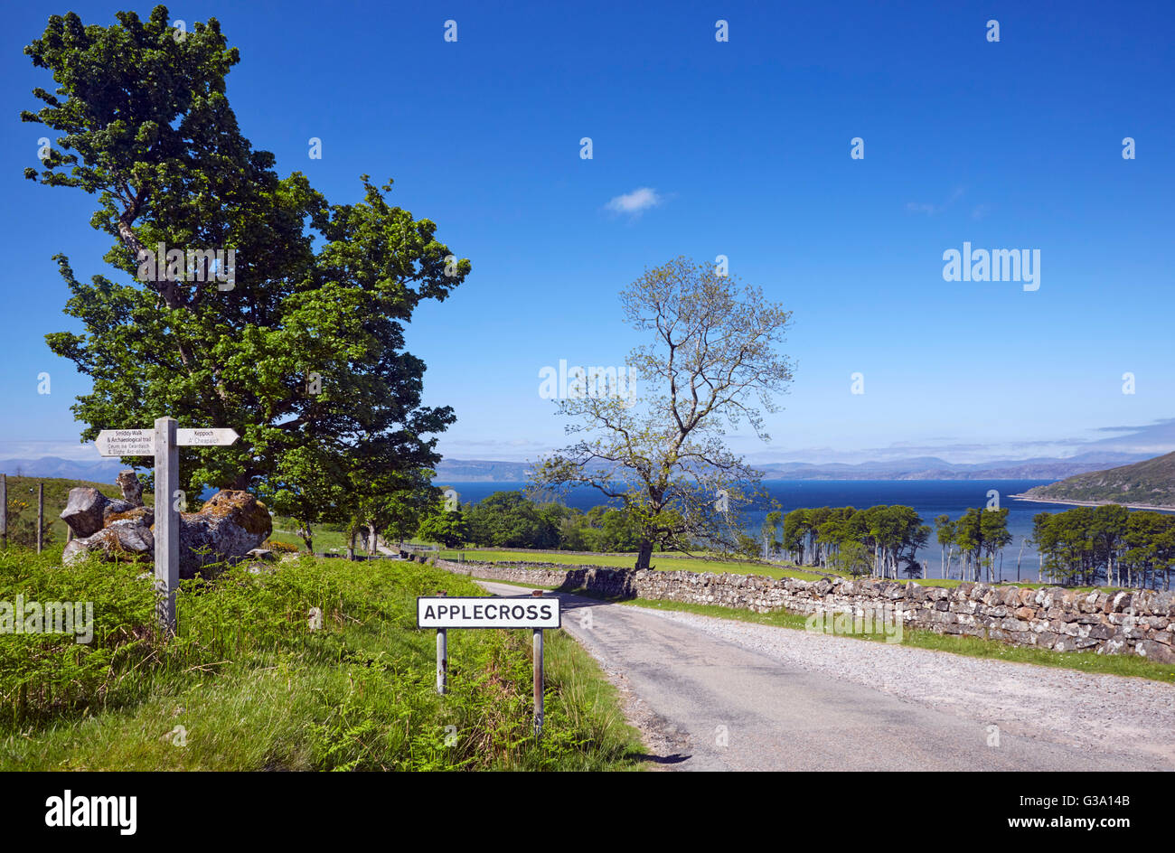 Road to Applecross from Bealach Na Ba. Applecross Peninsula, Ross and ...