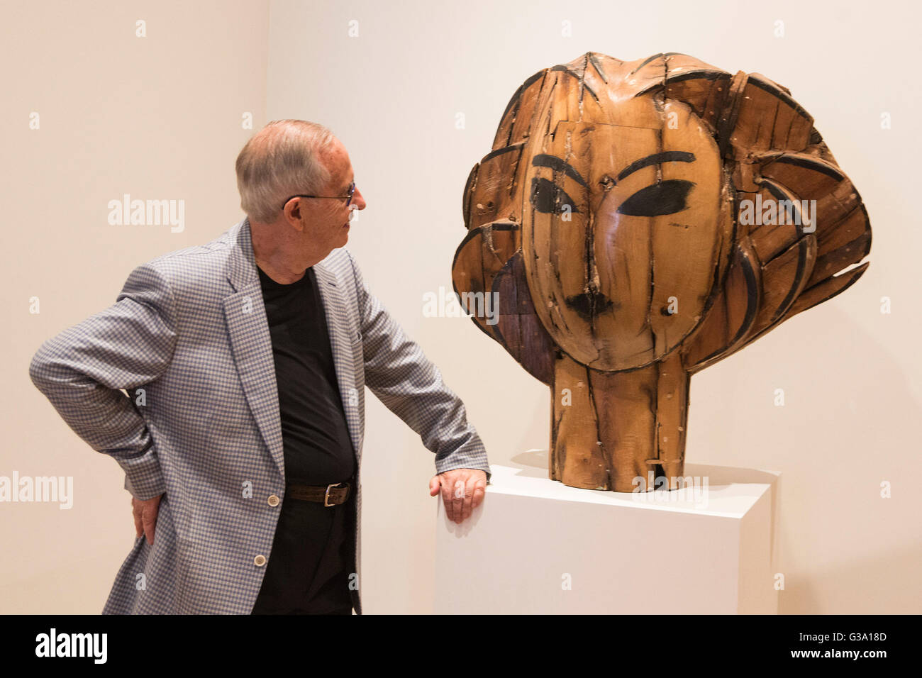 London, UK. 9 June 2016. Pictured: Spanish artist Manolo Valdes at the ...