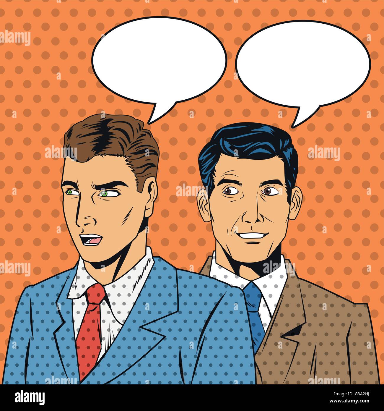 People design. Pop art icon. Retro and Colorfull illustration Stock ...