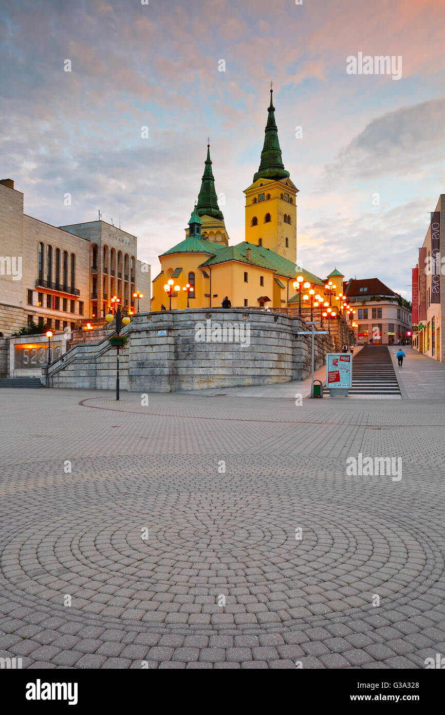 Main square in the city of Zilina in central Slovakia Stock Photo - Alamy