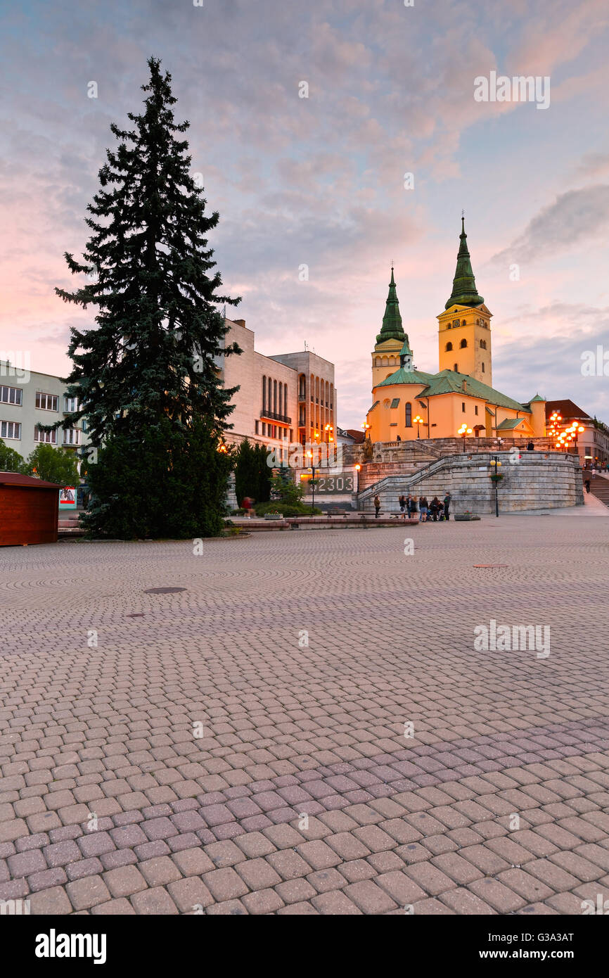 Main square in the city of Zilina in central Slovakia Stock Photo - Alamy