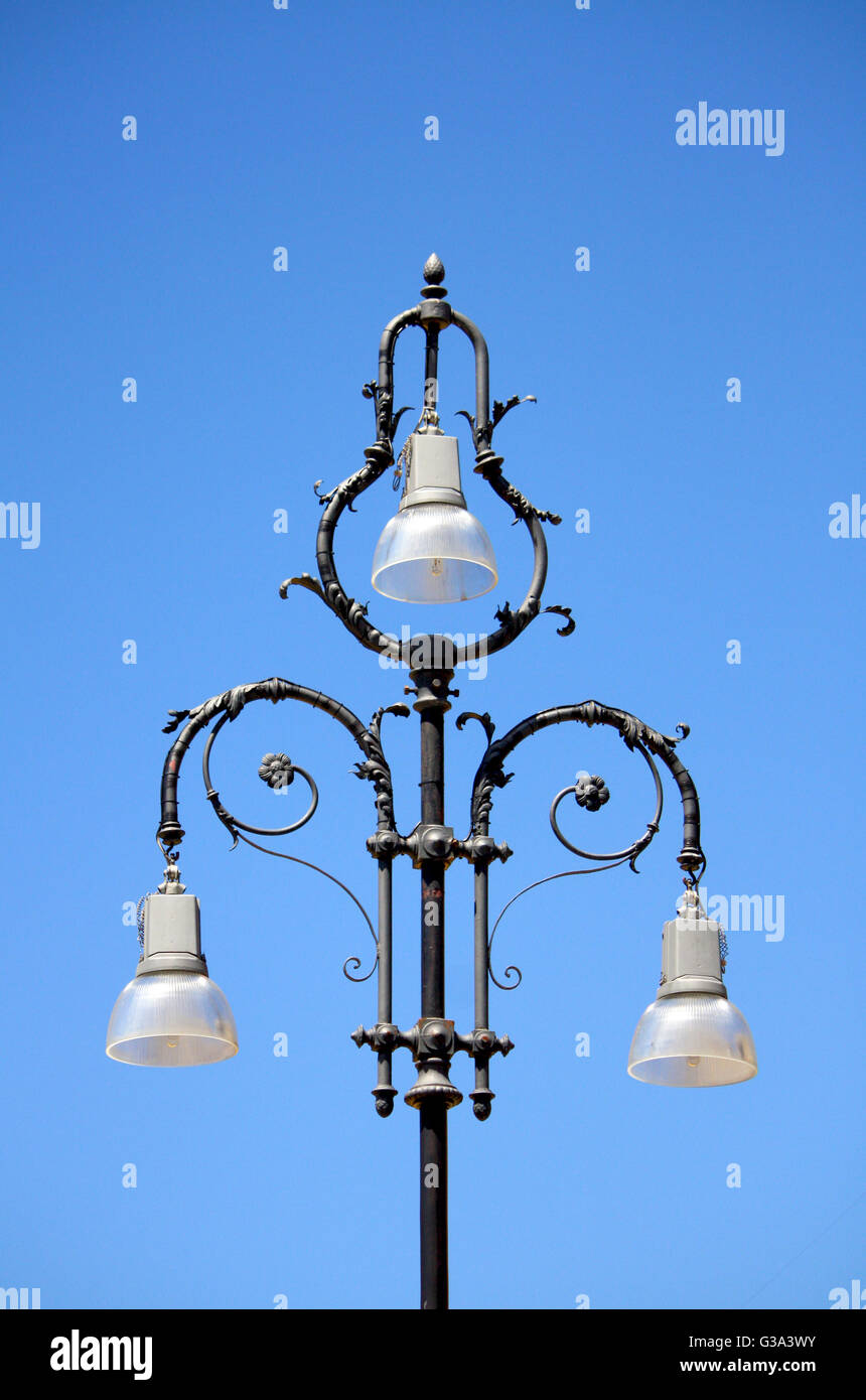Baroque Lamp Post - Lecce, Italy Stock Photo - Alamy