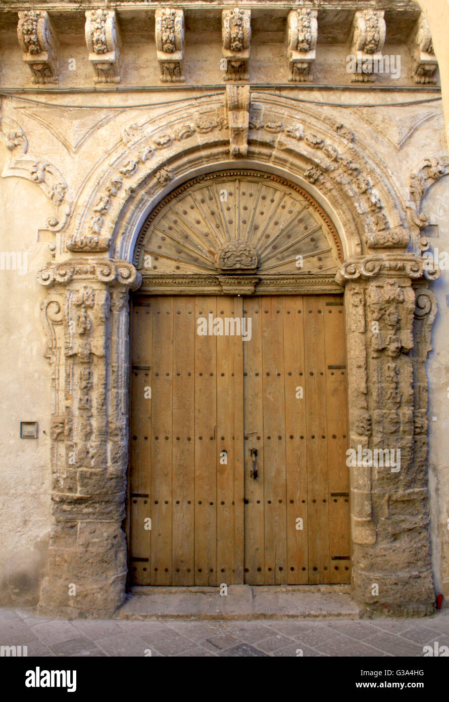 antique archway baroque style in italy Stock Photo - Alamy