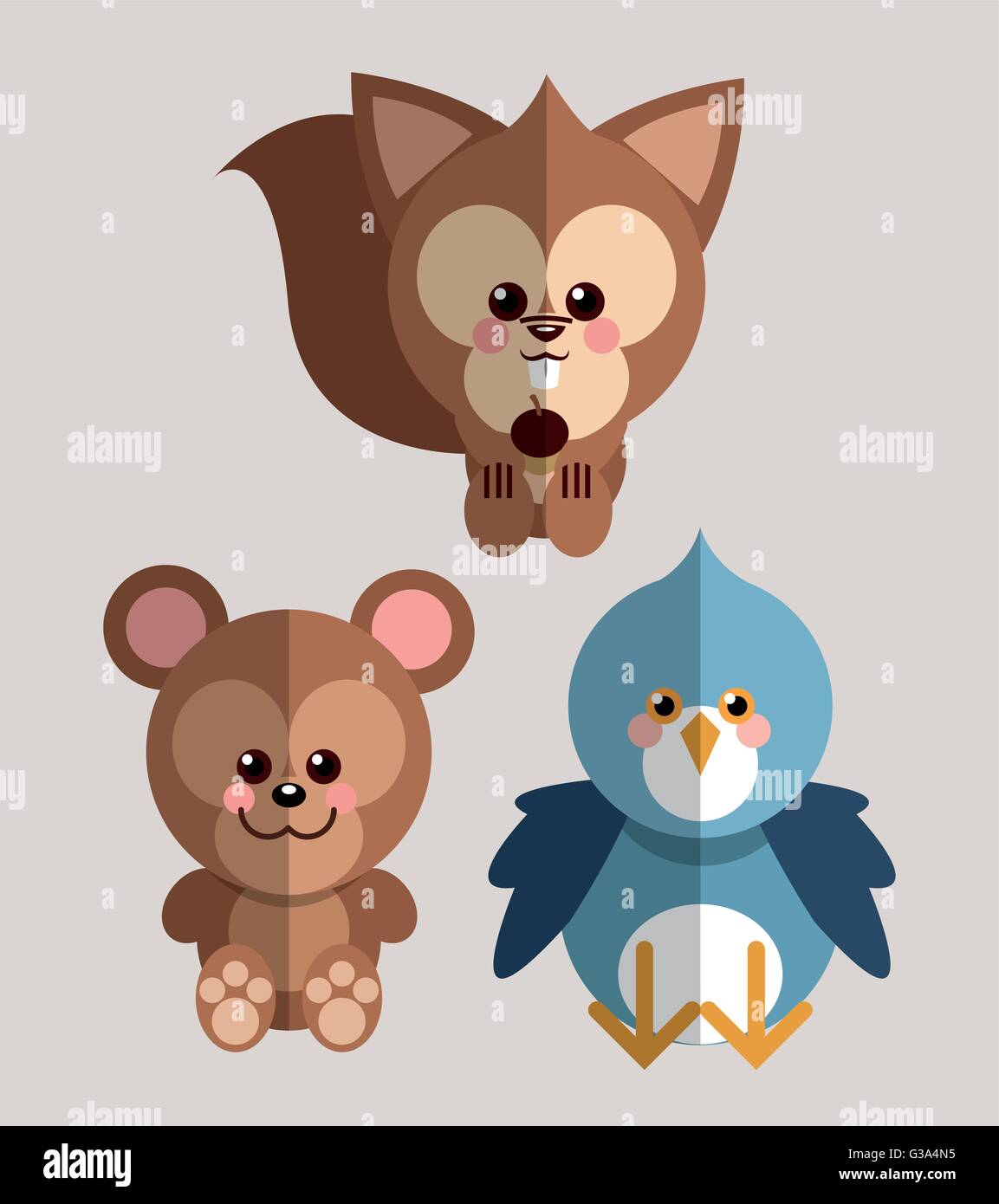 Animal cartoon design , vector illustration Stock Vector Image & Art ...