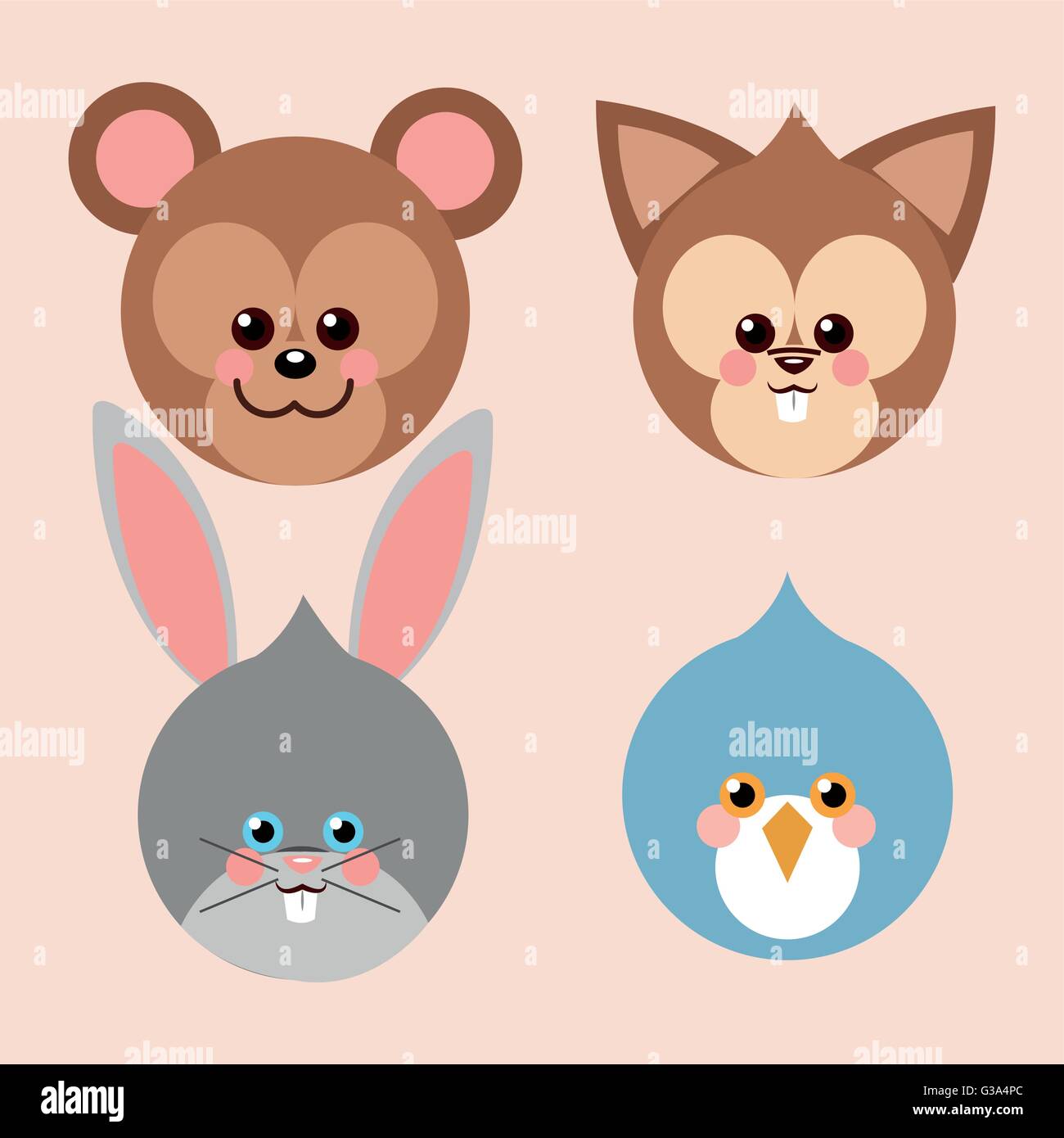 Animal cartoon design , vector illustration Stock Vector Image & Art ...