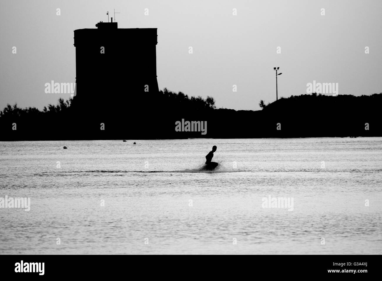 Sea water bath Black and White Stock Photos & Images - Alamy