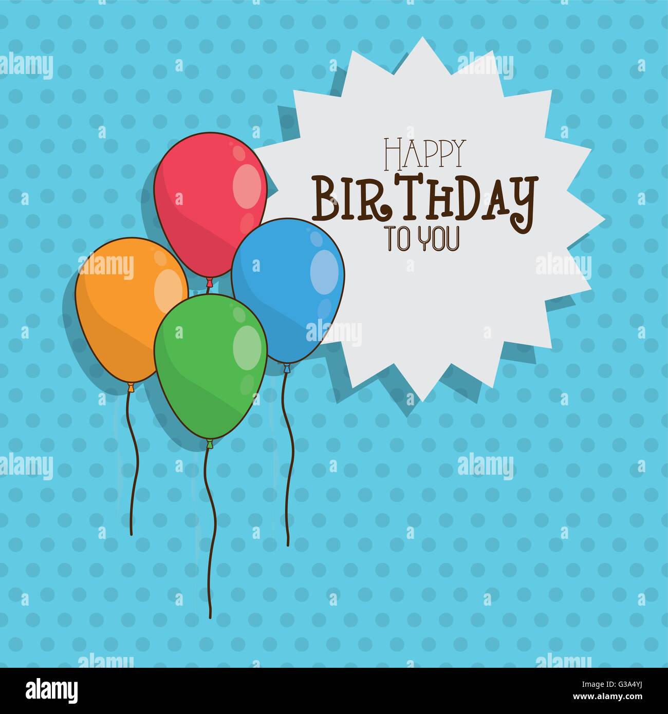 Happy Birthday design , vector illustration Stock Vector Image & Art ...