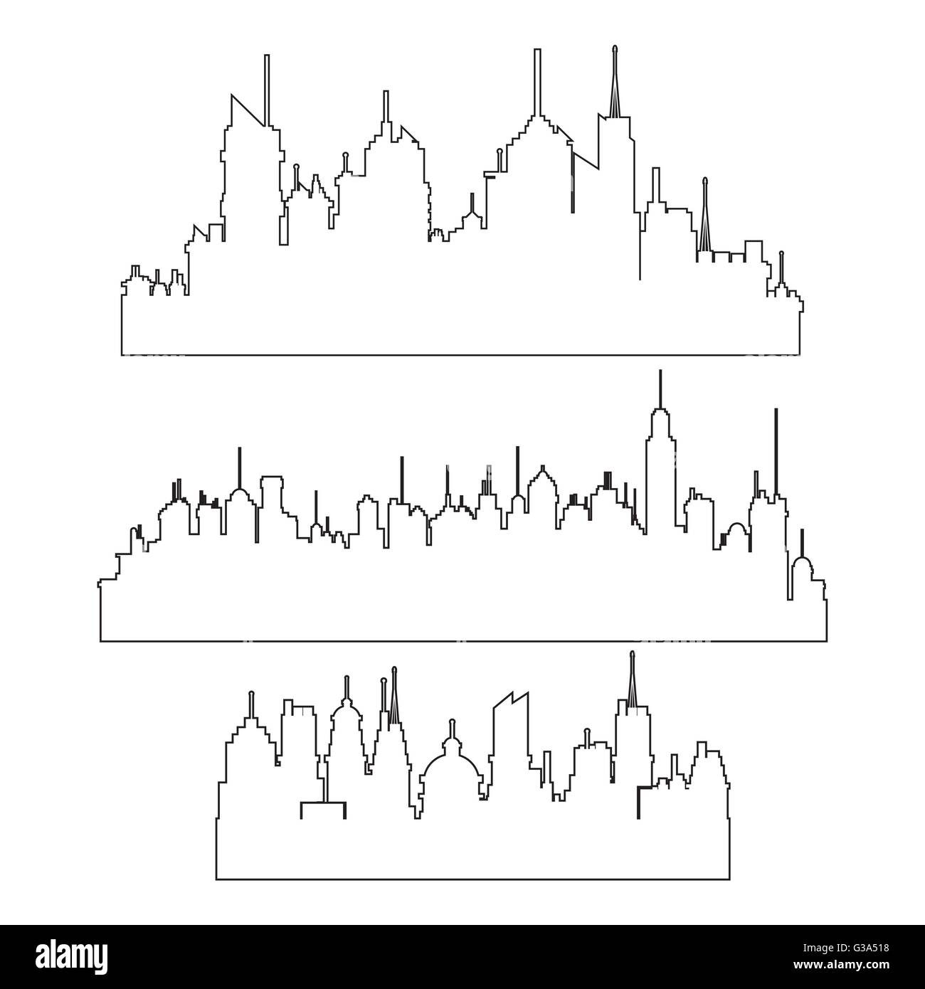 City Skyline design , vector illustration Stock Vector Image & Art - Alamy