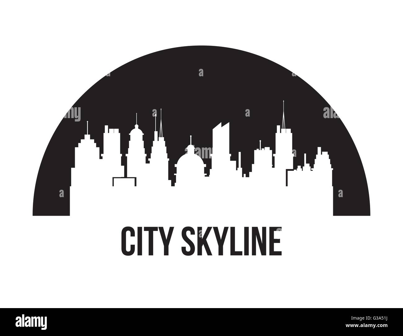 City Skyline design , vector illustration Stock Vector Image & Art - Alamy