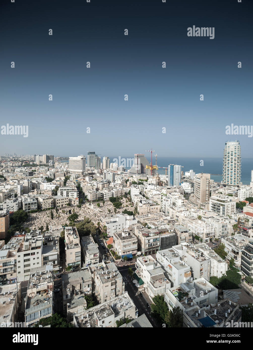 Israel, Tel Aviv, cityscape from above Stock Photo - Alamy