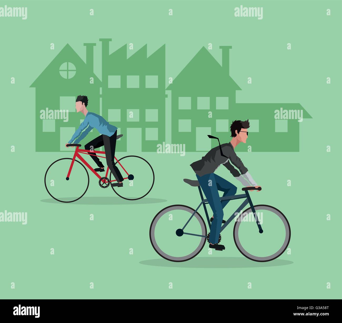 Ride a bike design , vector illustration Stock Vector Image & Art - Alamy