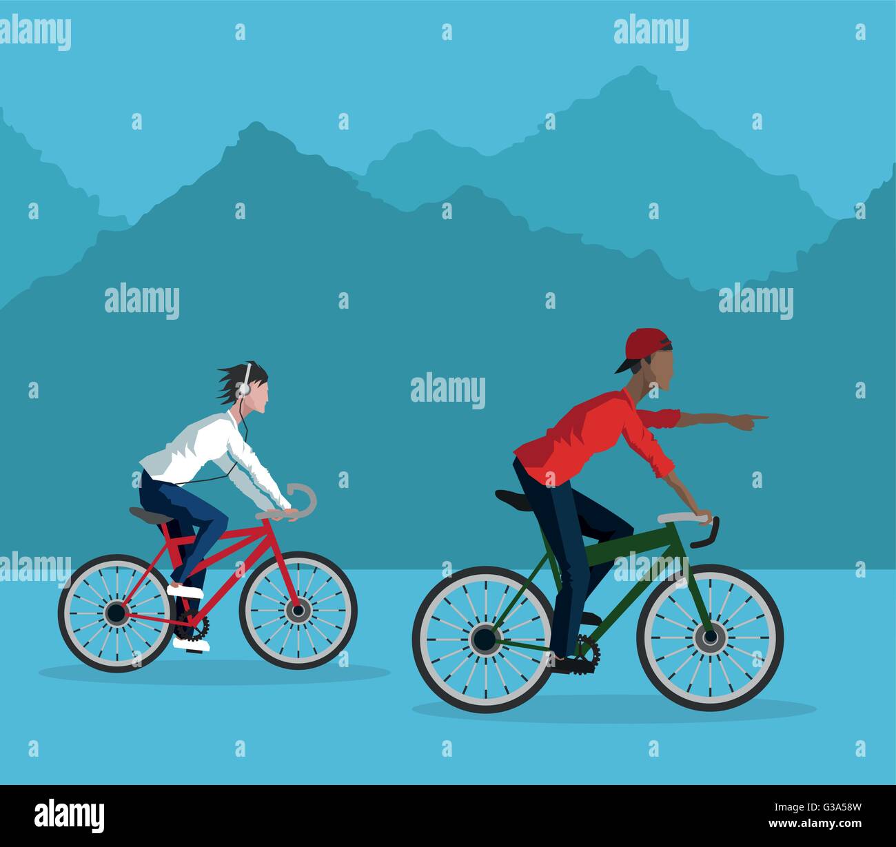 Ride a bike design , vector illustration Stock Vector Image & Art - Alamy