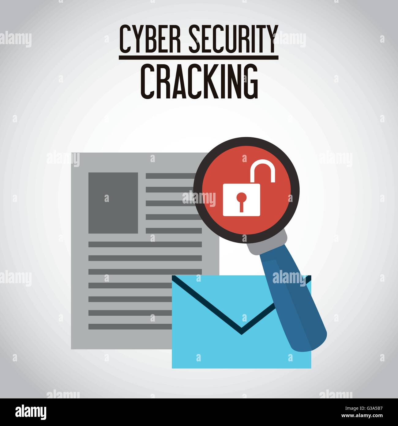 Cyber Security design , vector illustration Stock Vector Image & Art ...