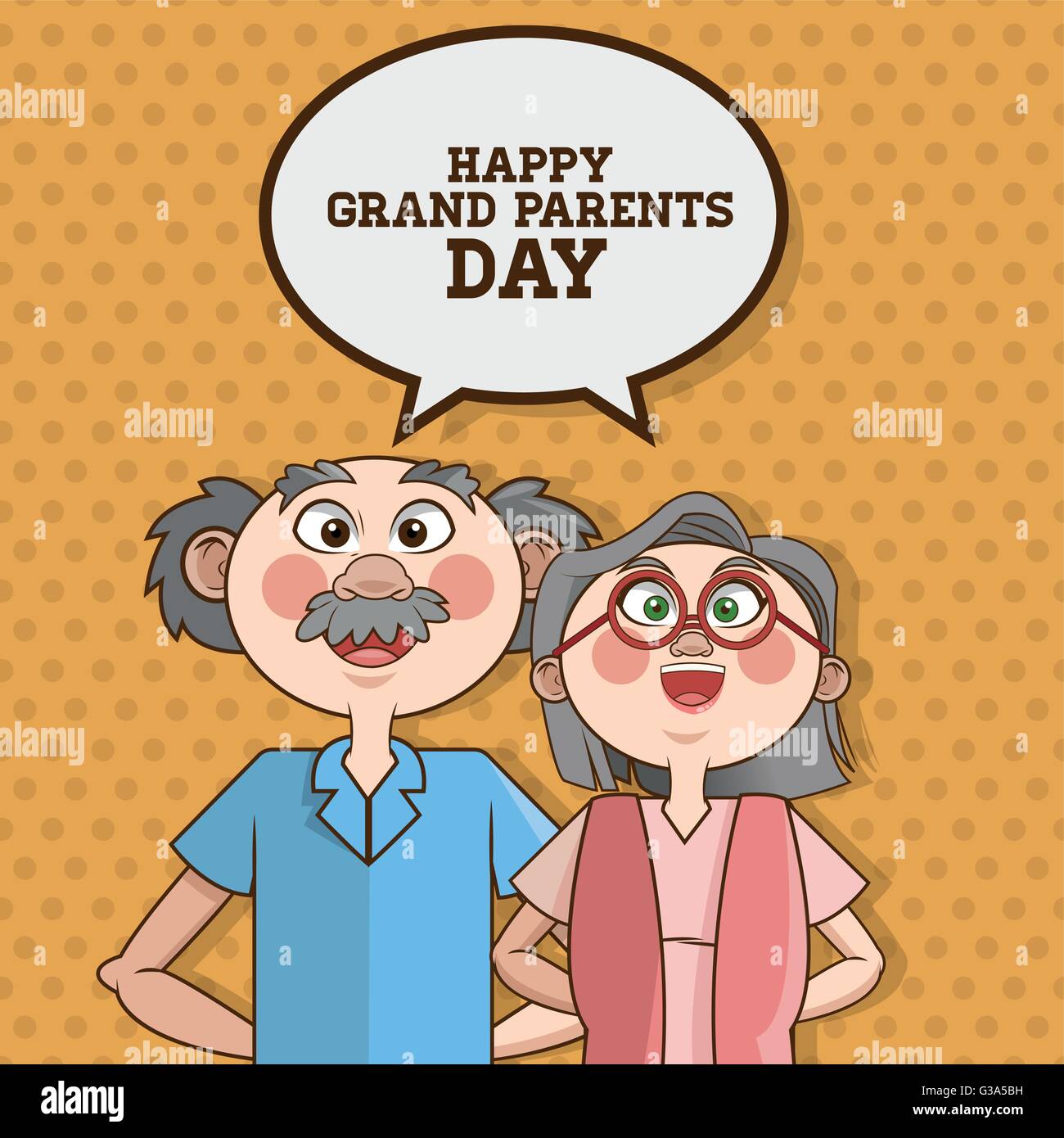 Grandparents design, vector illustration, vector illustration Stock ...