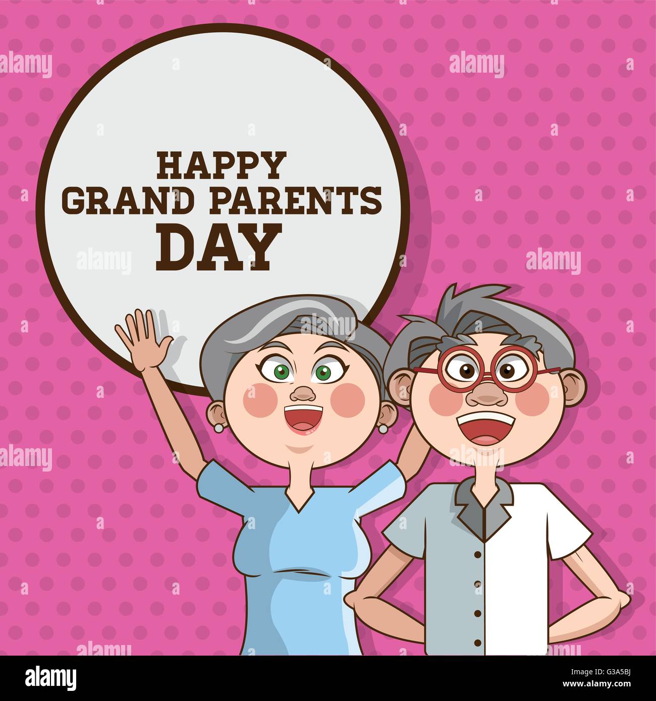 Grandparents design, vector illustration, vector illustration Stock ...