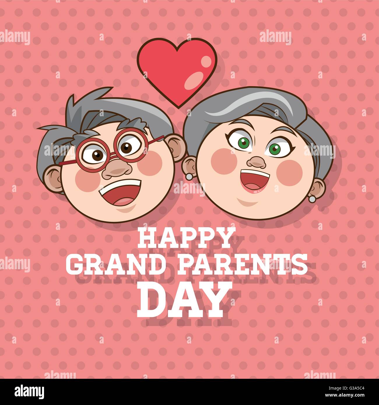 Grandparents design, vector illustration, vector illustration Stock ...