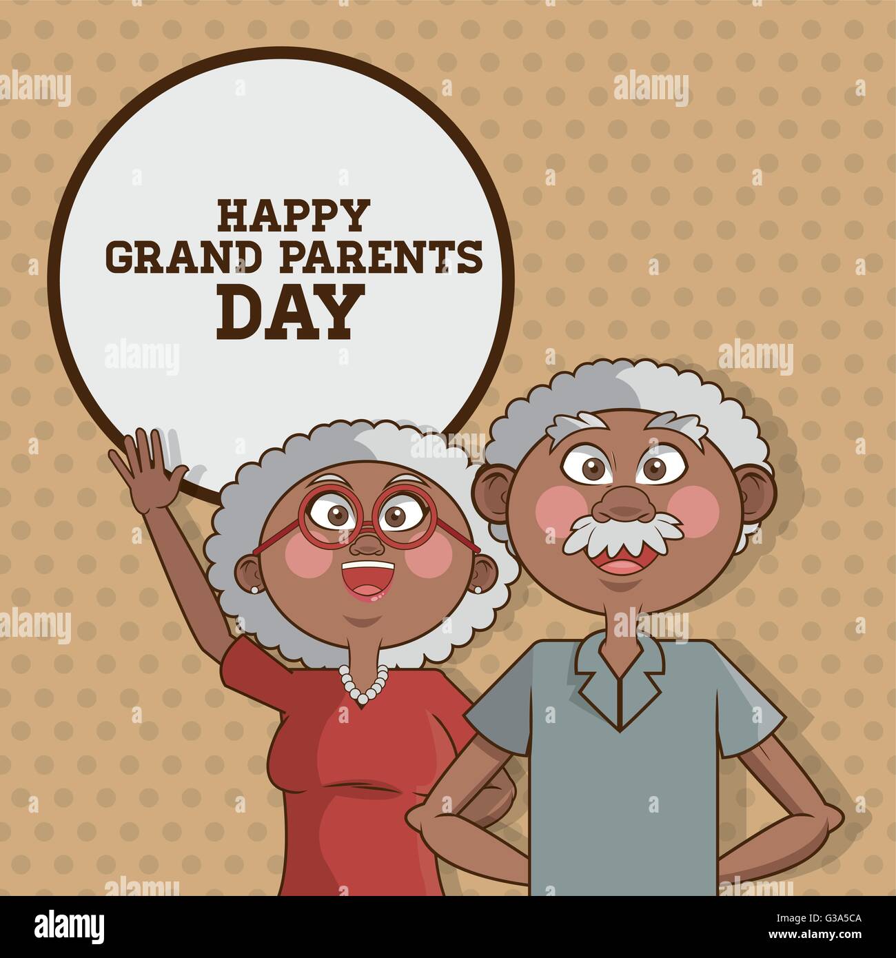 Grandparents design, vector illustration, vector illustration Stock ...