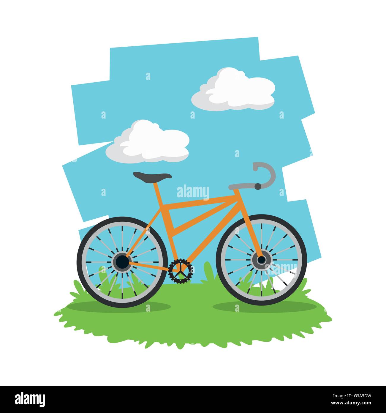 Ride a bike design , vector illustration Stock Vector Image & Art - Alamy