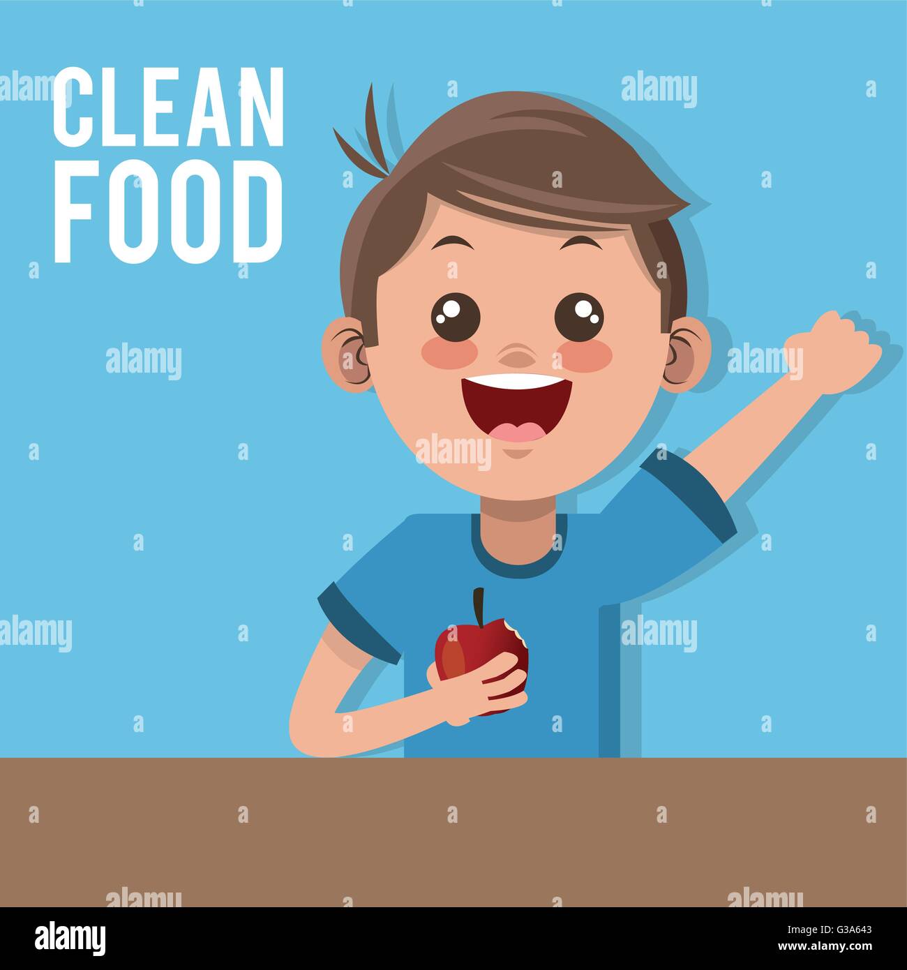 Clean food design Stock Vector Image & Art - Alamy