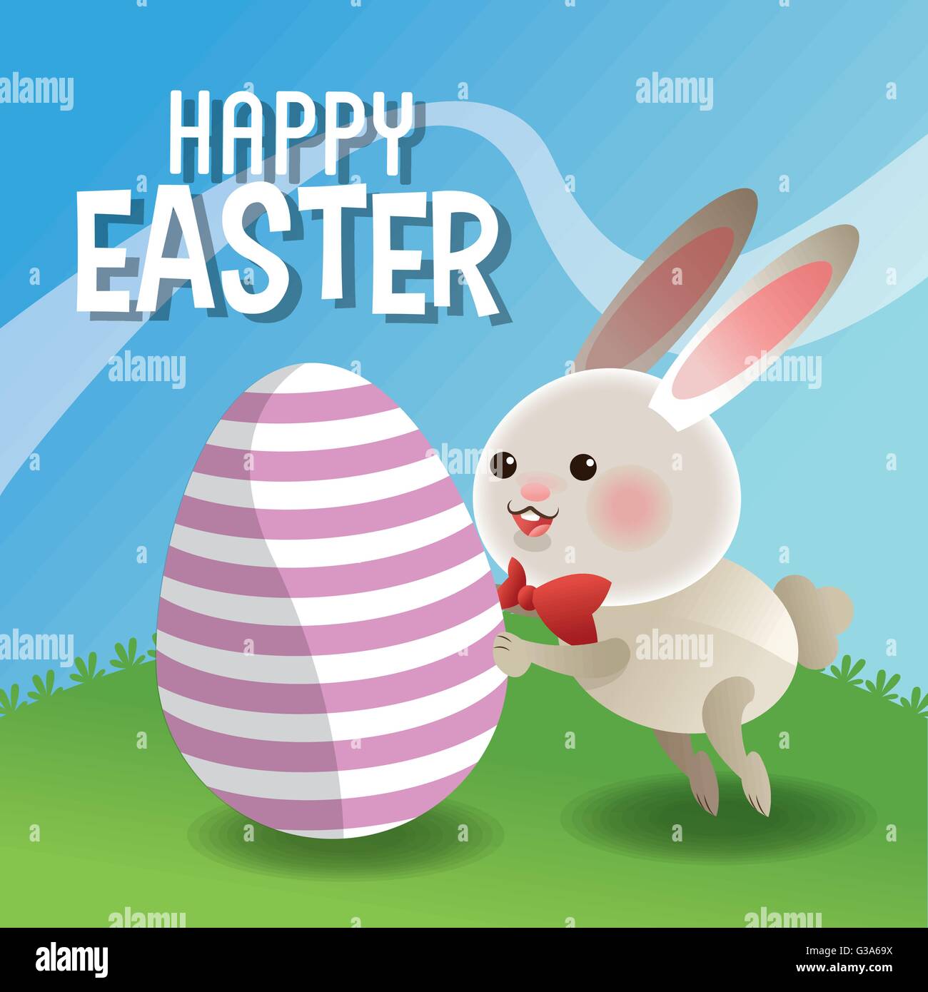 Happy easter design , vector illustration Stock Vector Image & Art - Alamy