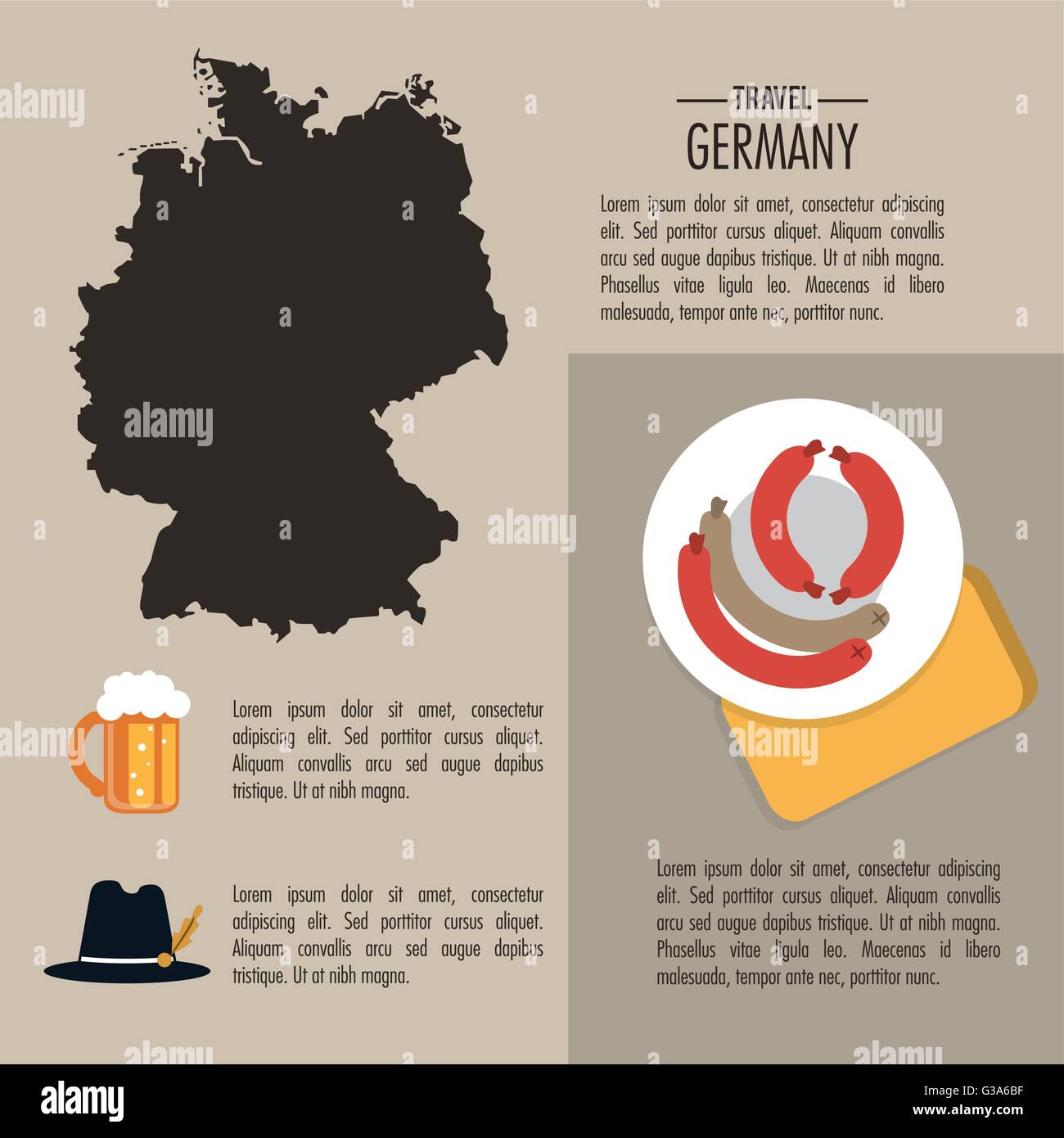 Germany design. Culture icon. vector illustration Stock Vector Image ...