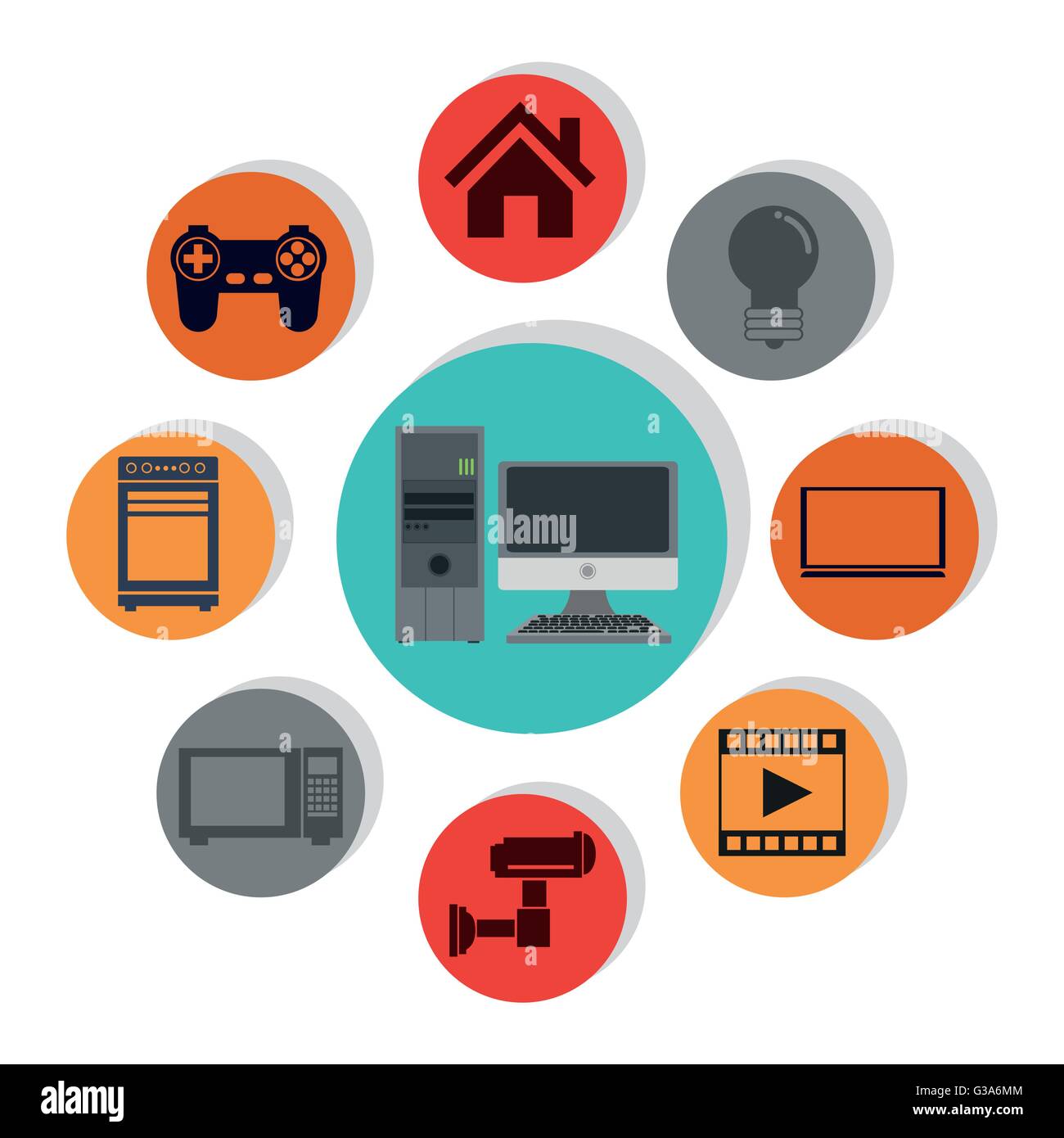 Internet of things design , vector illustration Stock Vector Image ...