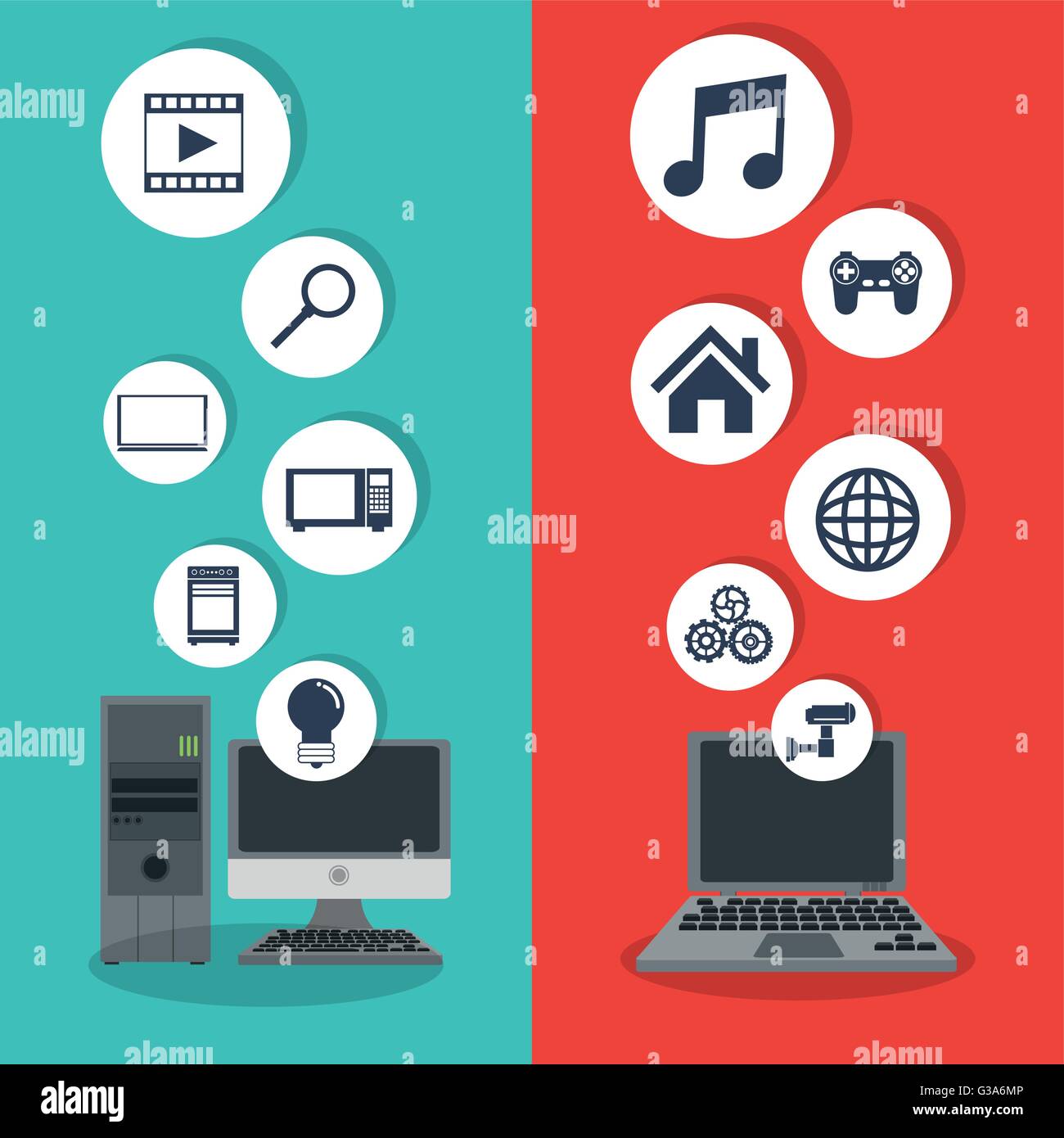 Internet of things design , vector illustration Stock Vector Image ...