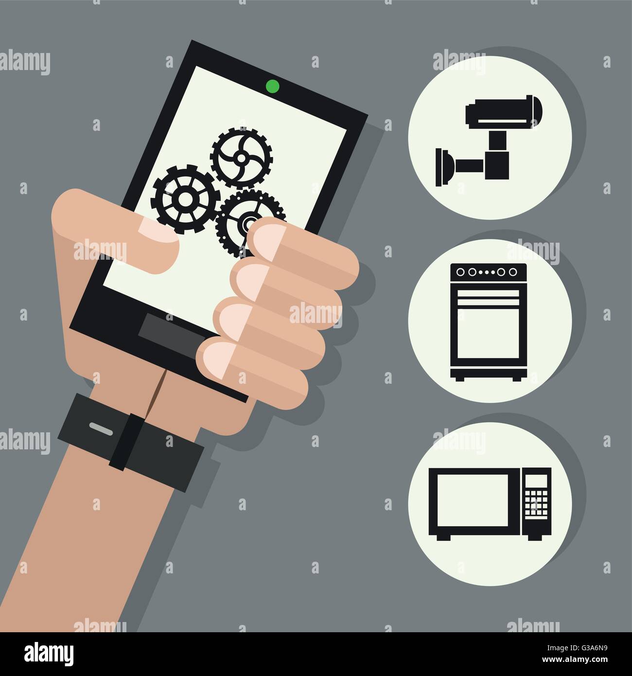 Internet of things design , vector illustration Stock Vector Image ...