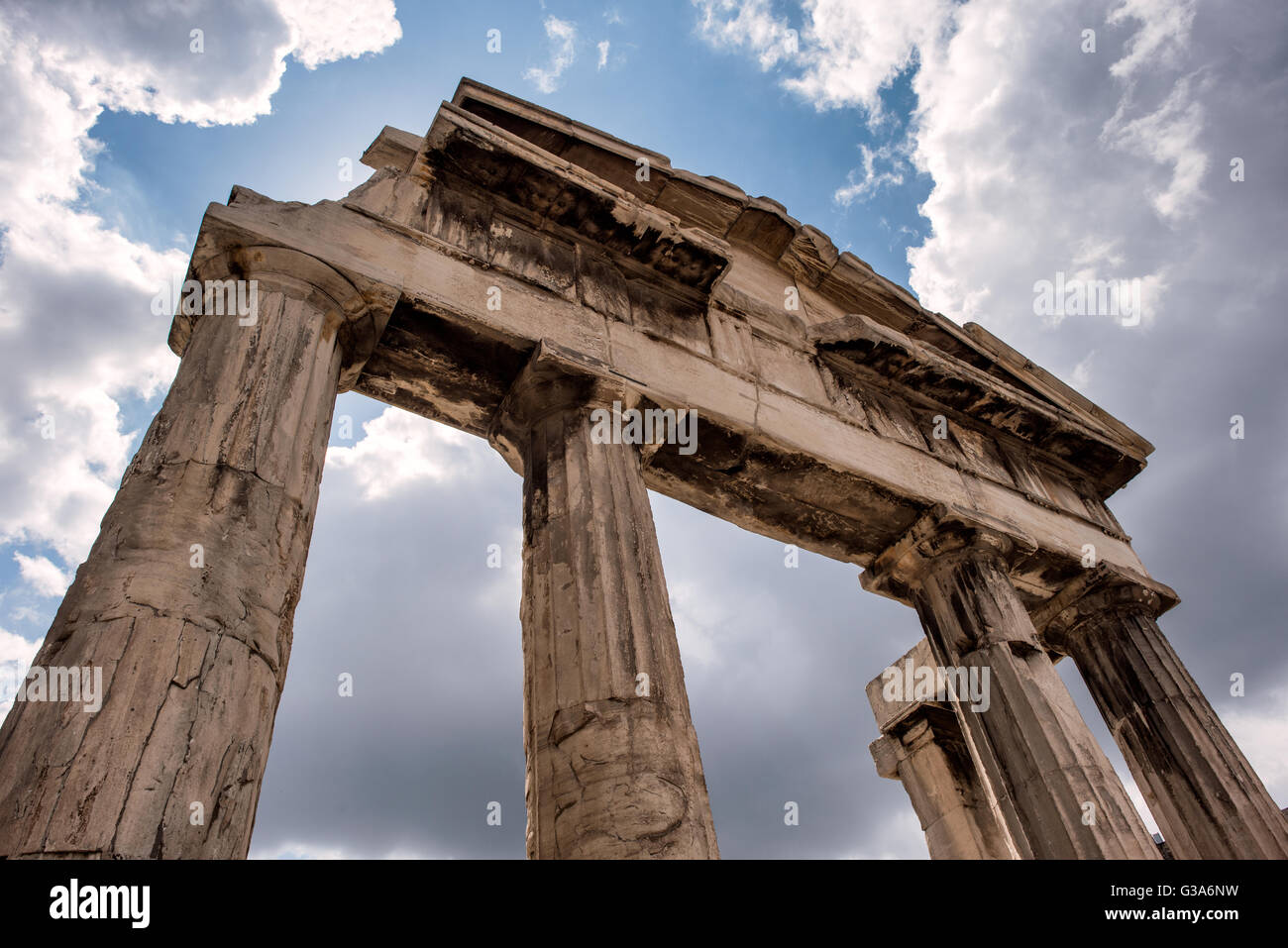 Gate of athena archegetis. hi-res stock photography and images - Alamy