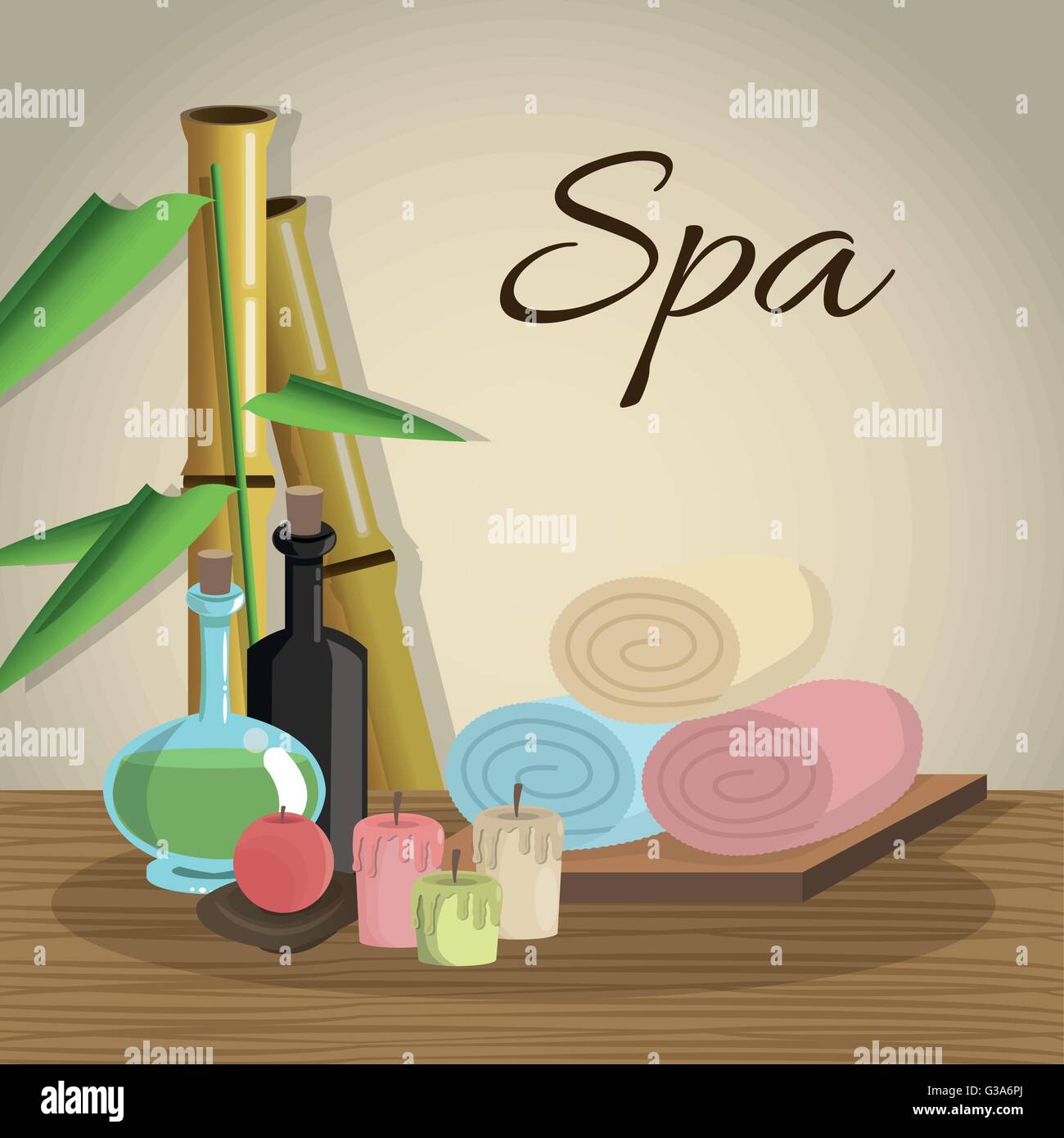 Spa center design , vector illustration Stock Vector Image & Art - Alamy