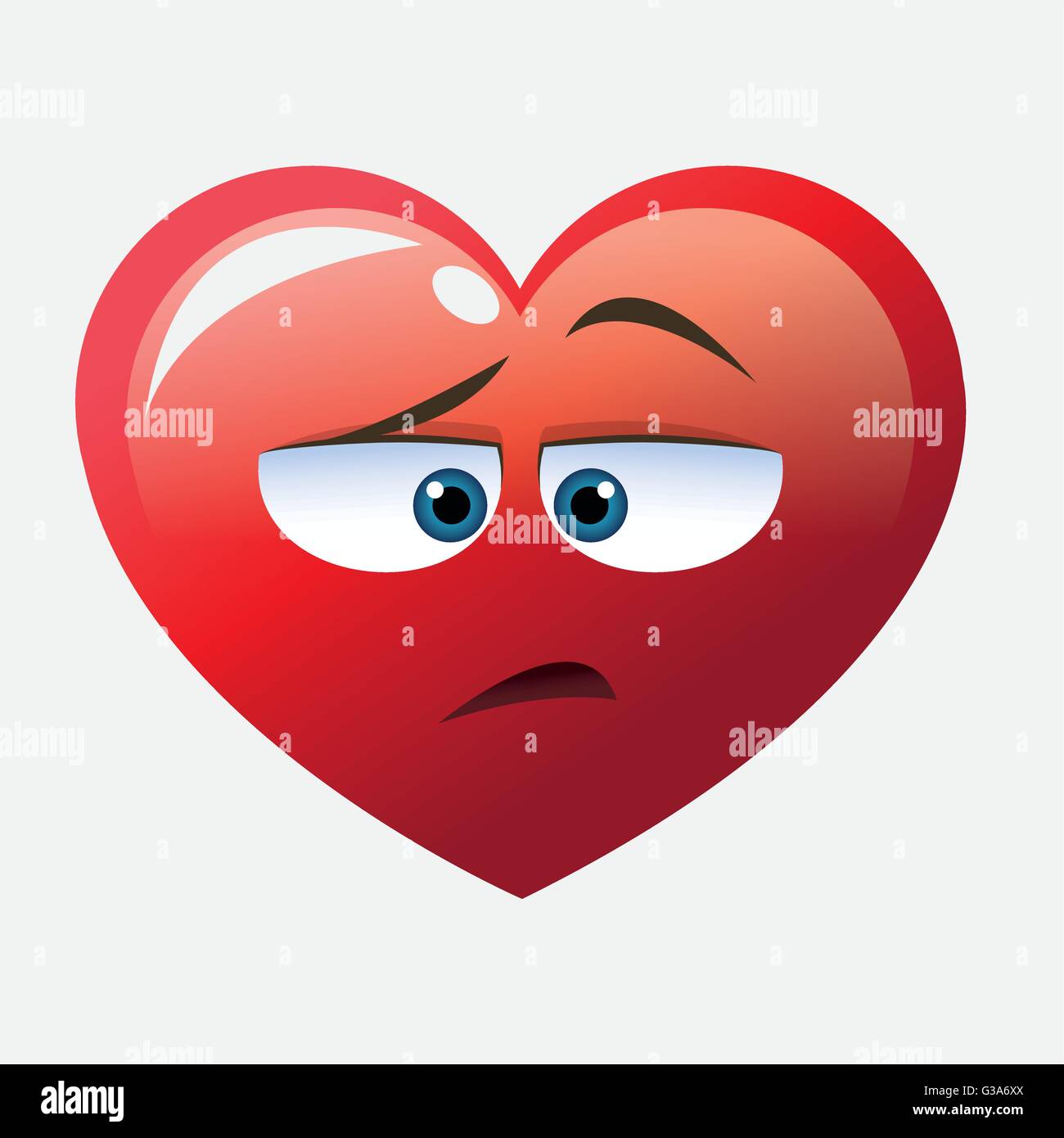 Heart shape cartoon Stock Vector Image & Art - Alamy