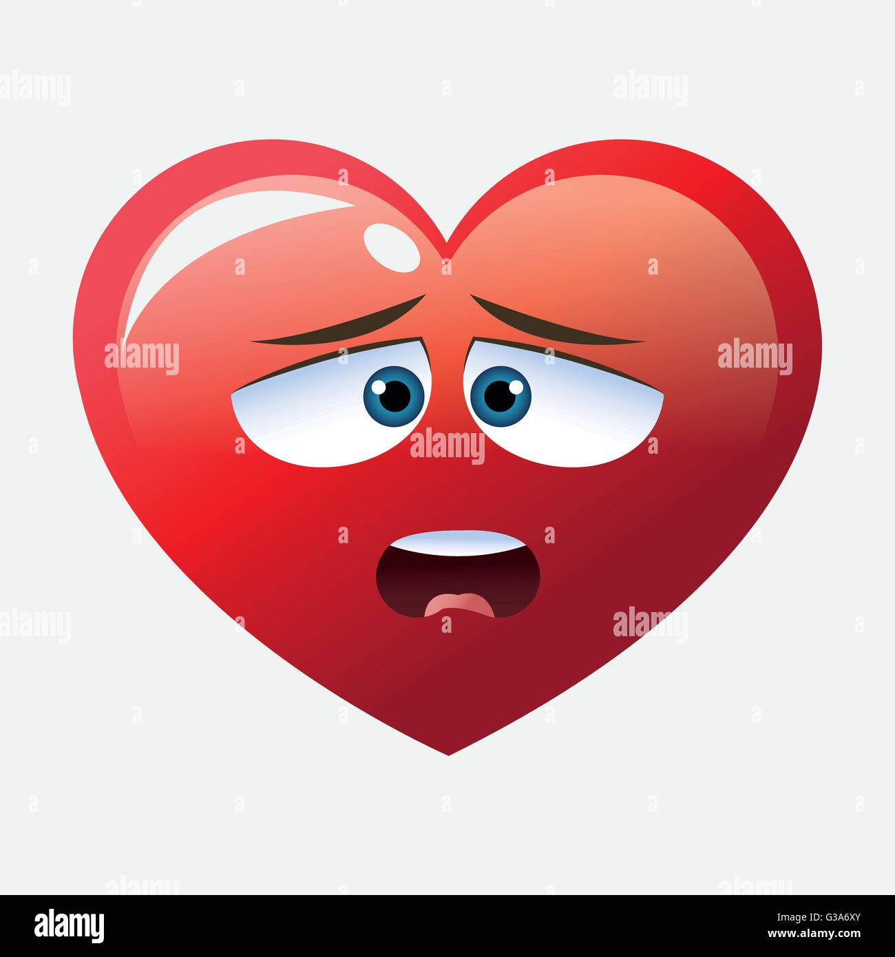 Heart shape cartoon Stock Vector Image & Art - Alamy