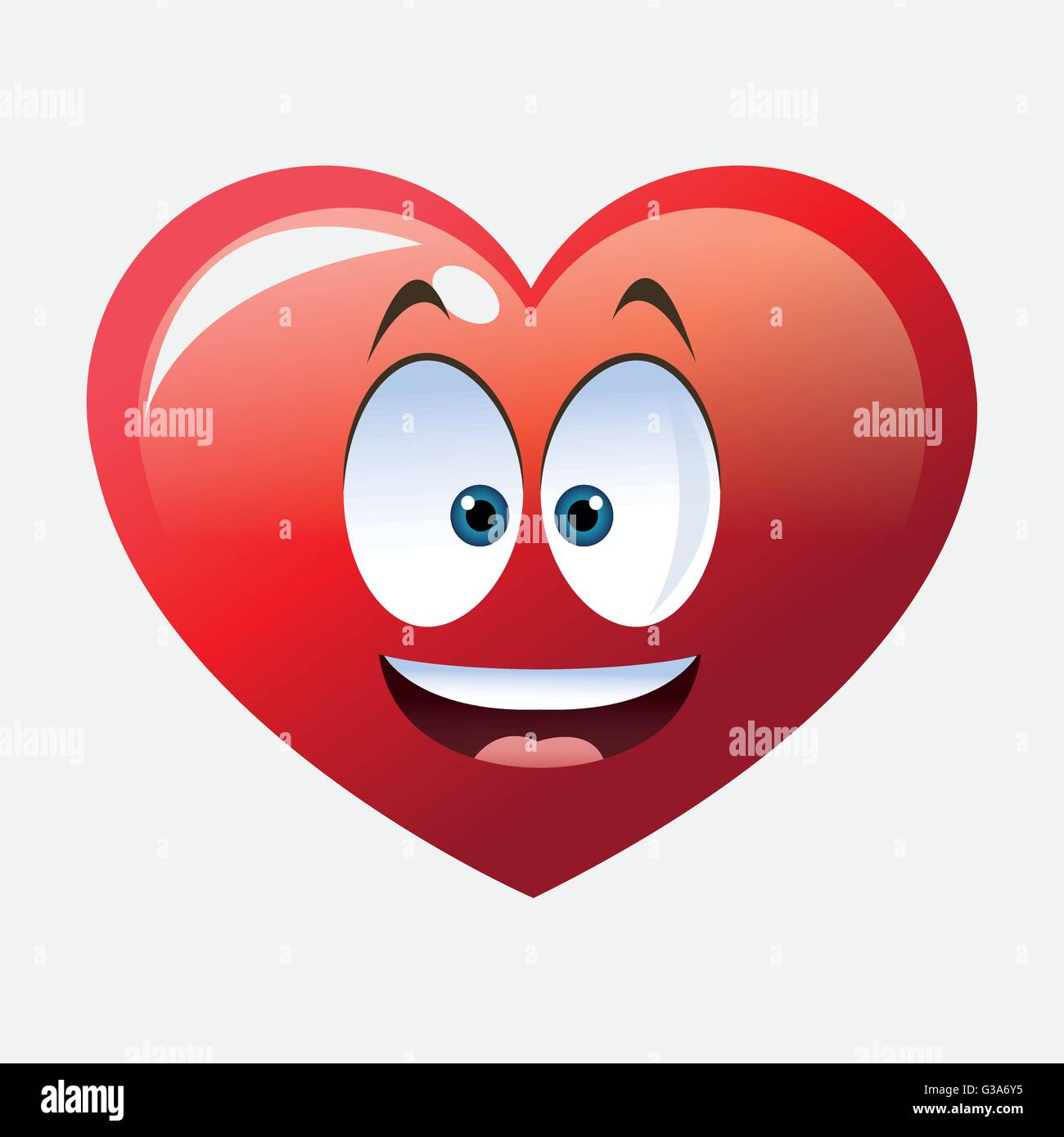 Heart shape cartoon Stock Vector Image & Art - Alamy