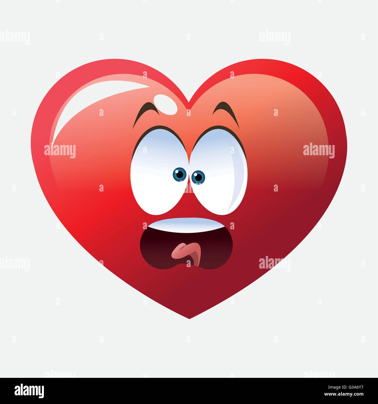 Heart shape cartoon Stock Vector Image & Art - Alamy